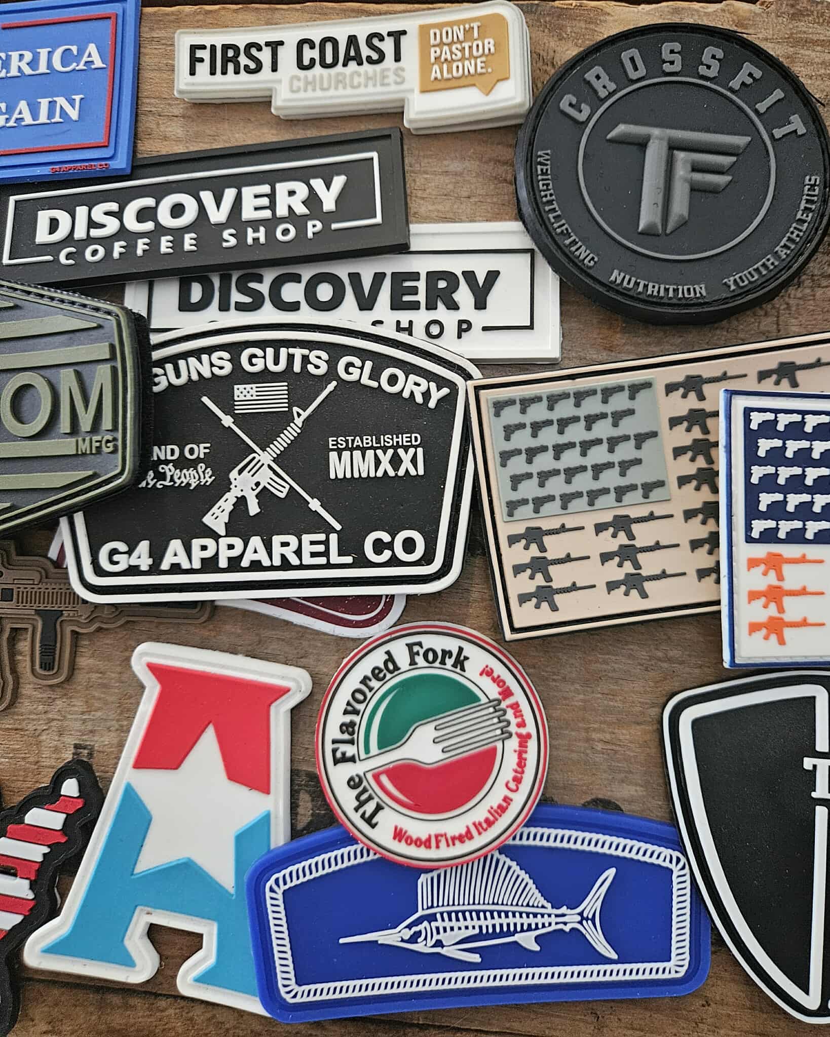 Custom PVC Patches - 200-300 Pieces ($3.00 each) – Freedom Mfg